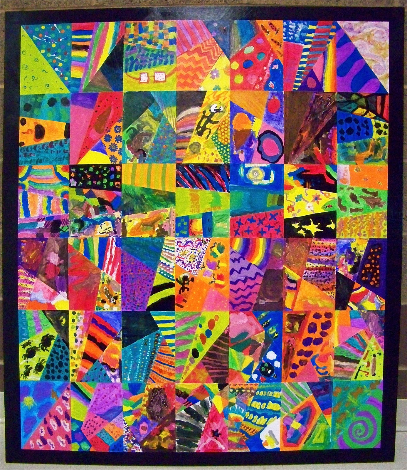 candice ashment art: Abstract Mural - Our Contemporary Painted Quilt ...