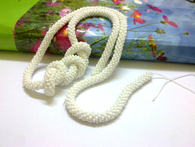 Emily Secret Passions: Crochet Jewelry ~ Beaded Rope Lariat