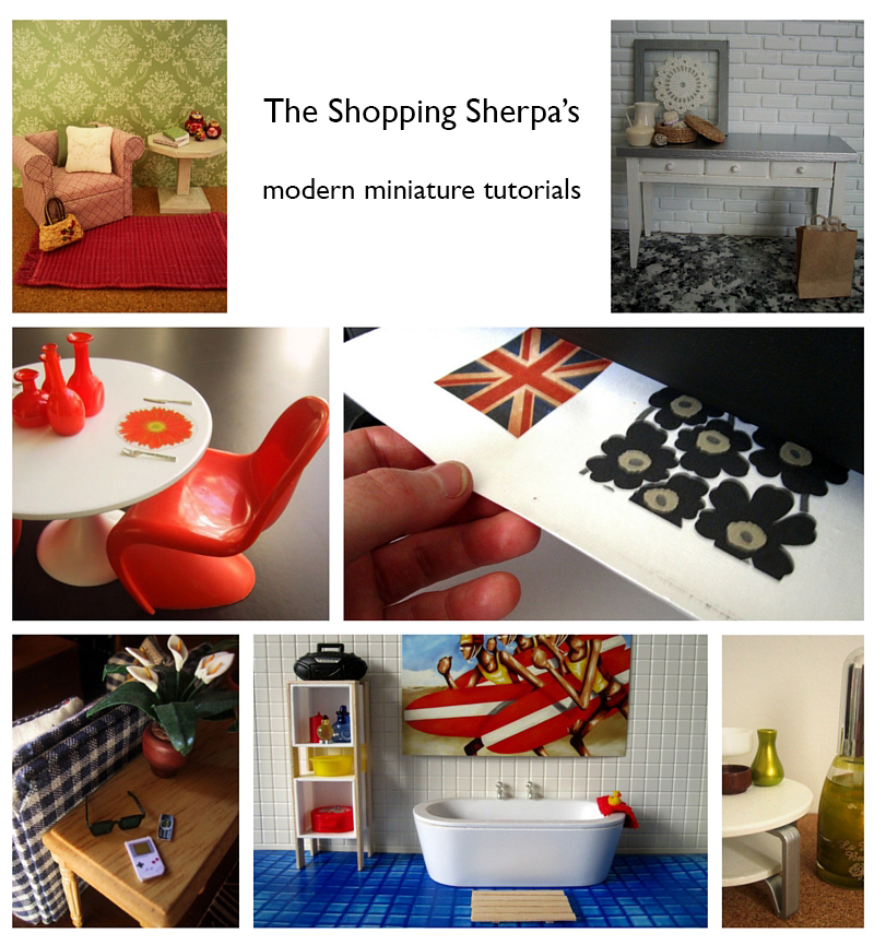 The Shopping Sherpa: All my miniature tutorials, on one page