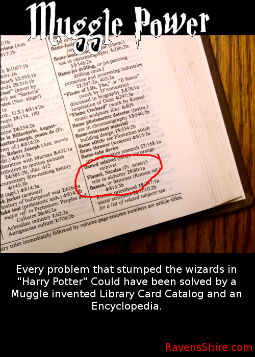 Muggles Rule!: 10 reasons the magical world needs ordinary people ~ Ty ...