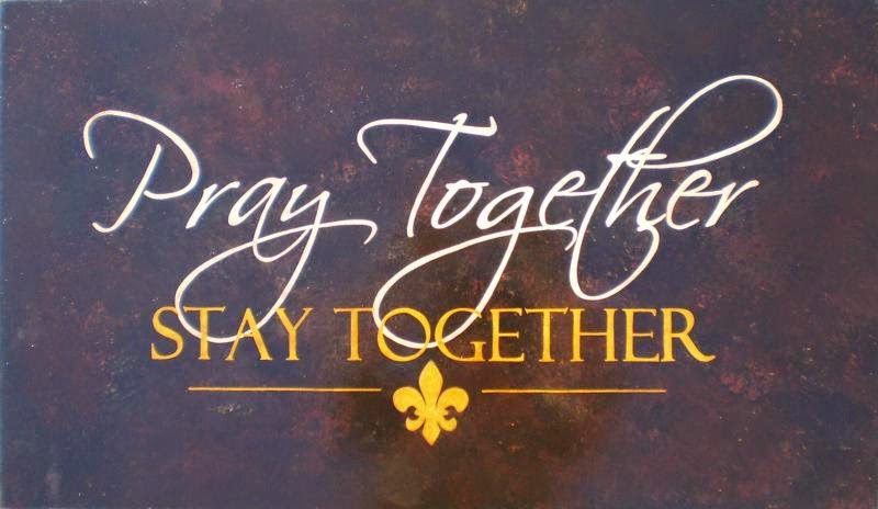 Faith Hope Love at Home: Couples that pray together, stay together.