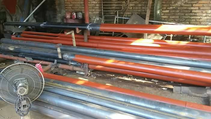 Tiang Besi di Medan: Tiang Besi Telkom 7,8,9,10,11,12 Mtr dan Pipa Hdpe.