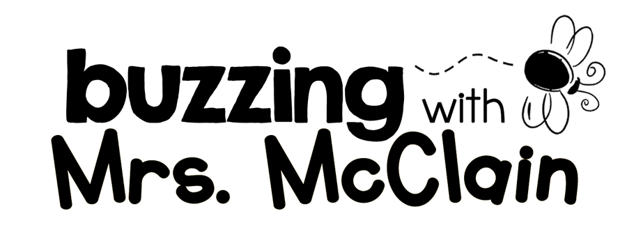 Buzzing with Mrs. McClain | blog design | Designs By Kassie