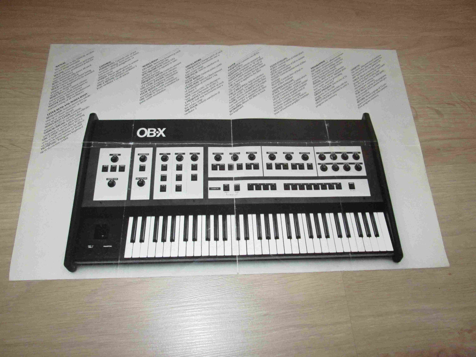 MATRIXSYNTH: The New OB-X Synthesizer Brochure