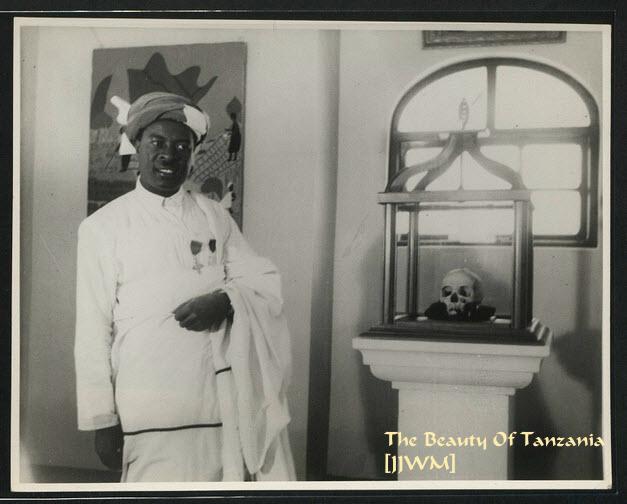 THE BEAUTY OF TANZANIA: CHIEF MKWAWA SKULL RETURN JUNE 1954