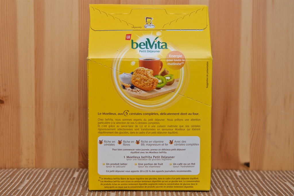 BelVita Le Moelleux Nature & 5 Céréales Complètes (250g) par LU