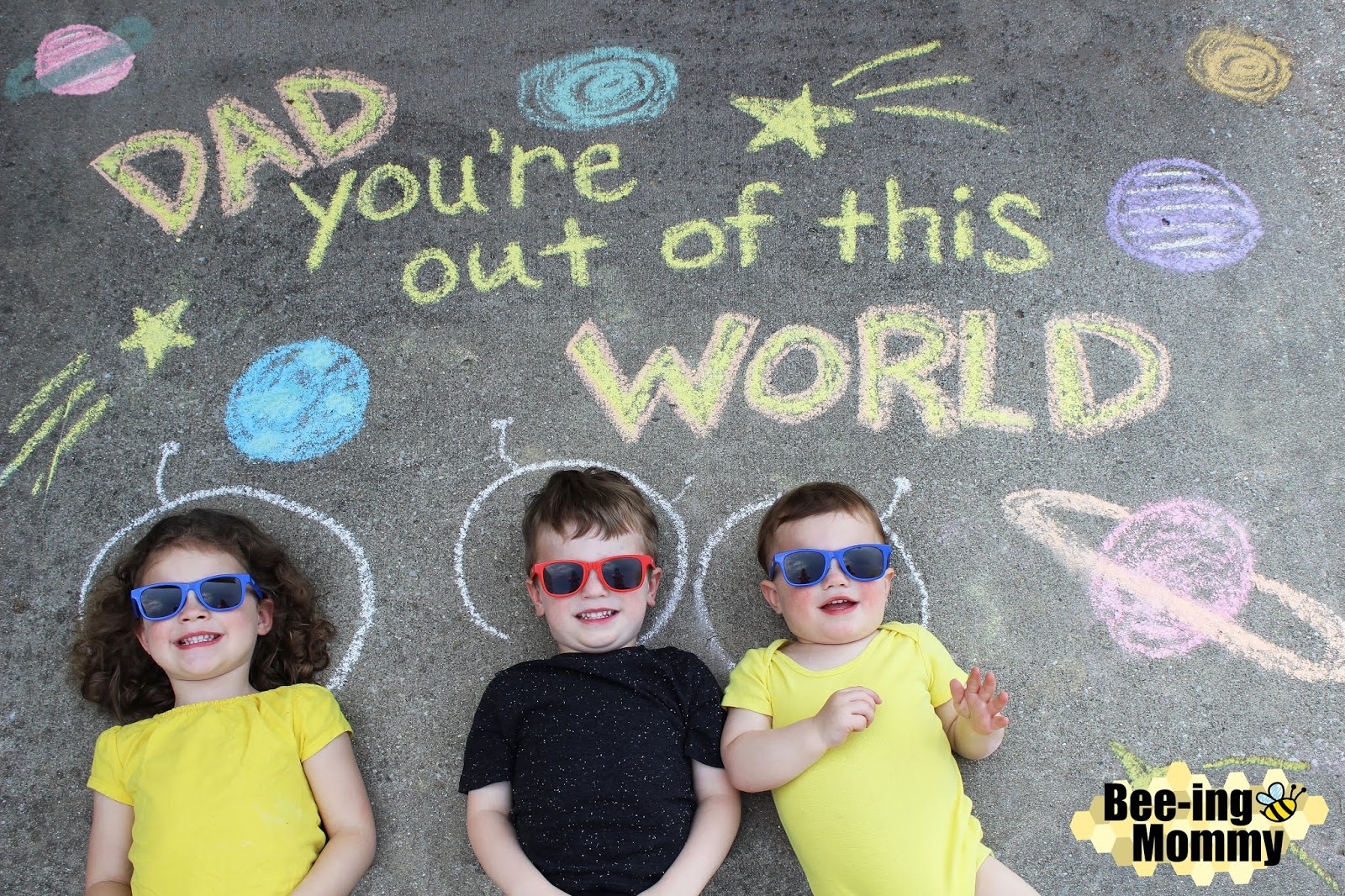 Father's Day Chalk Art Pictures