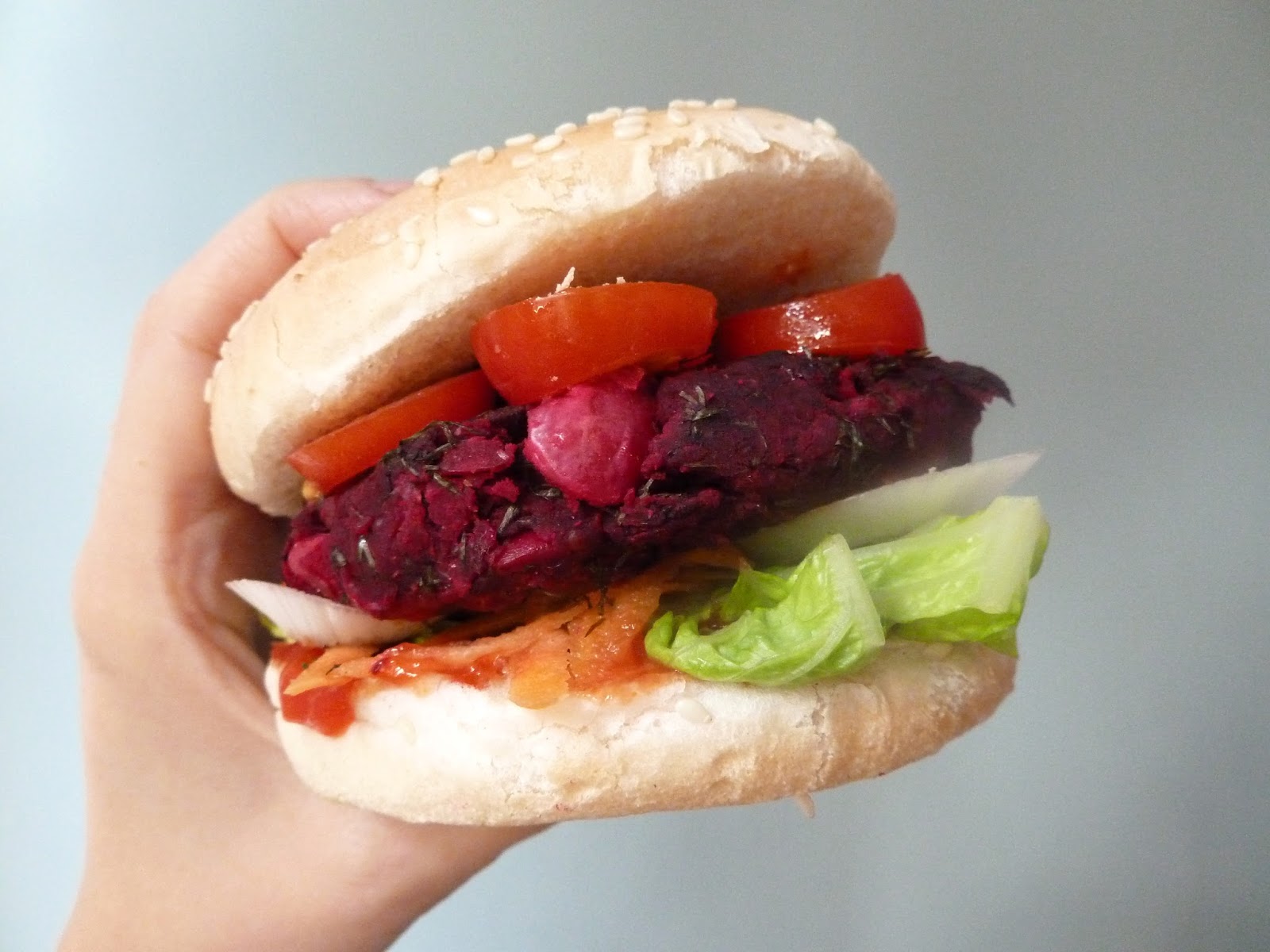 Flicking the Vs: Aussie-inspired beetroot burgers