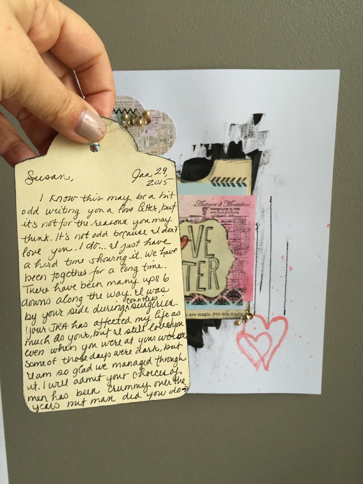 Pretty Little Fofinha: Art Therapy Lesson 5: Write a love letter to ...