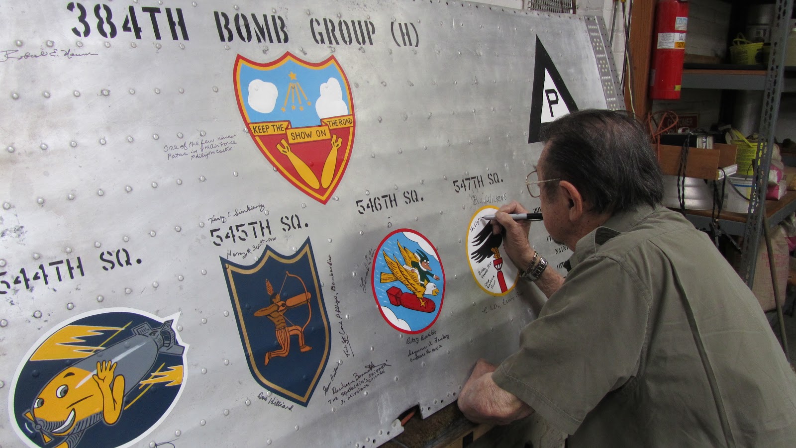 384th BG Veterans Signing Project