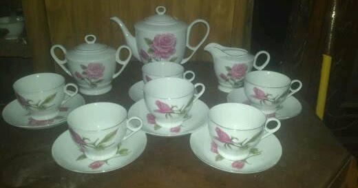 Suka Barang Lama: Teko Set Lawas Rose pink