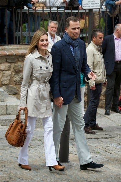 Prince Felipe and Princess Letizia in Toledo