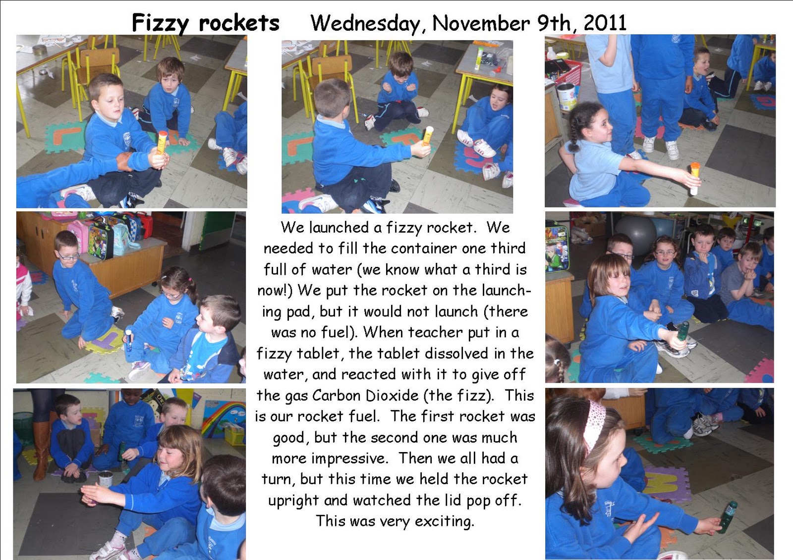 Science Projects: Balloon rockets and fizzy rockets