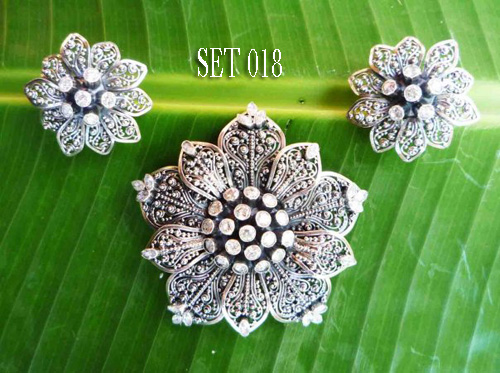 Puri Bali Silver: 1 set perhiasan perak bakar