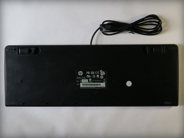 BugWorkShop - 甲蟲工作室: HP（惠普）SK-2885 USB 有線鍵盤 - 拆解（一）