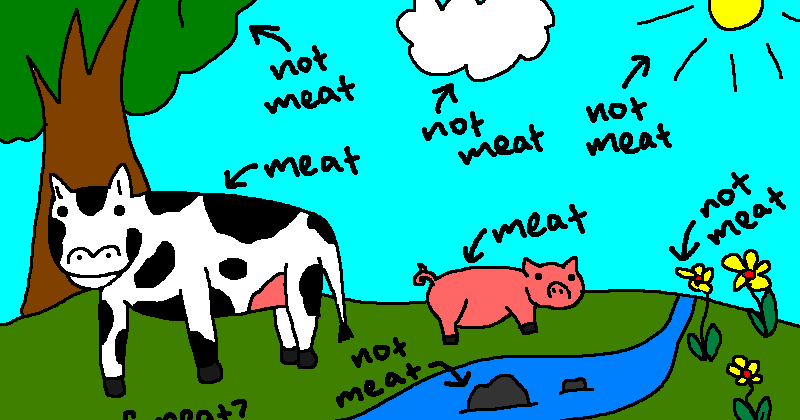 Haley's Comic: V is for Vegetarian