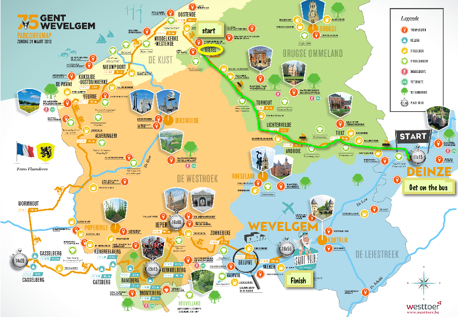 A new shorter Gent-Wevelgem - Pedal Dancer®