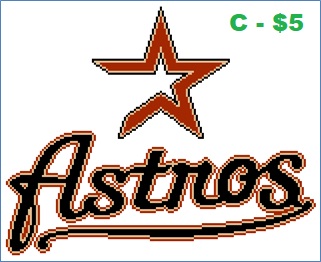 EASY PATTERNS: Houston Astros cross-stitch pattern