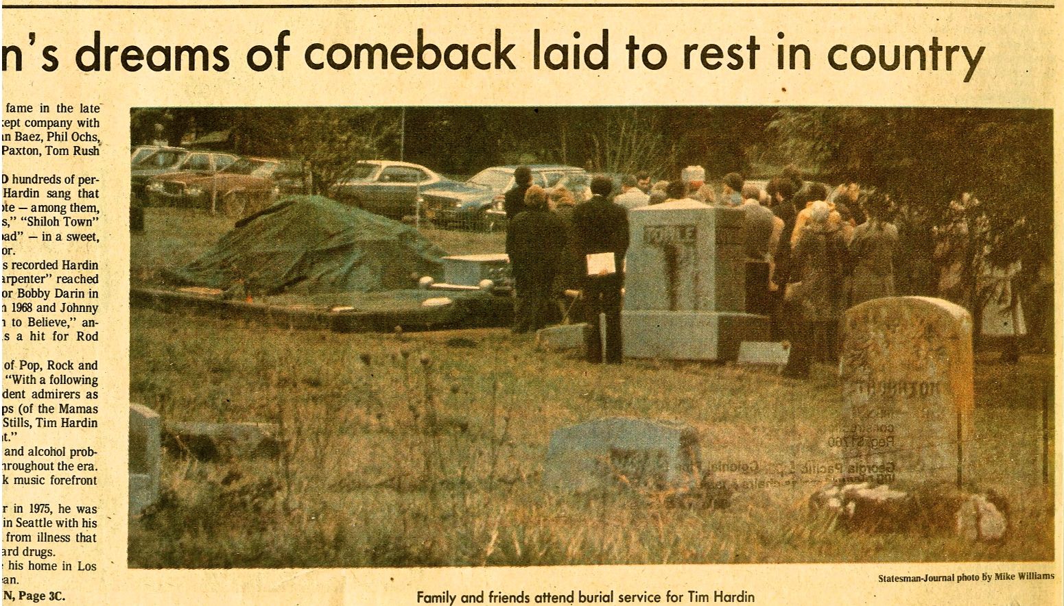 Howard Goodman: Stories and columns: RIP, Tim Hardin