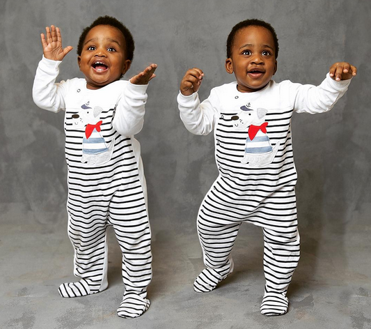 Adorable new photo of TY Bello's twin boys
