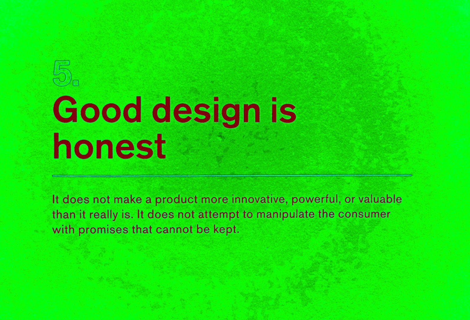 Alex's Weblog: Dieter Rams: Ten Principles for Good Design