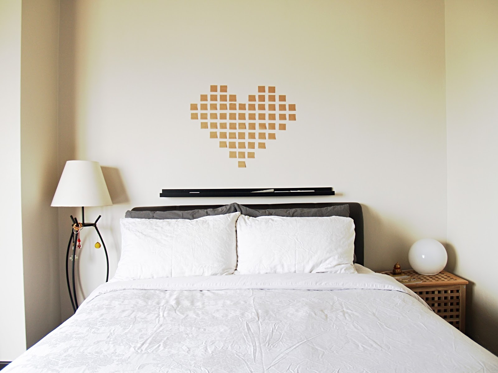 Howsanne Handmade Crochet : DIY Simple Heart Art on Wall, 3 Easy Steps