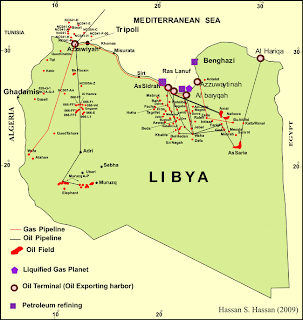 Petrofacts: Libyan Oil Fields Map