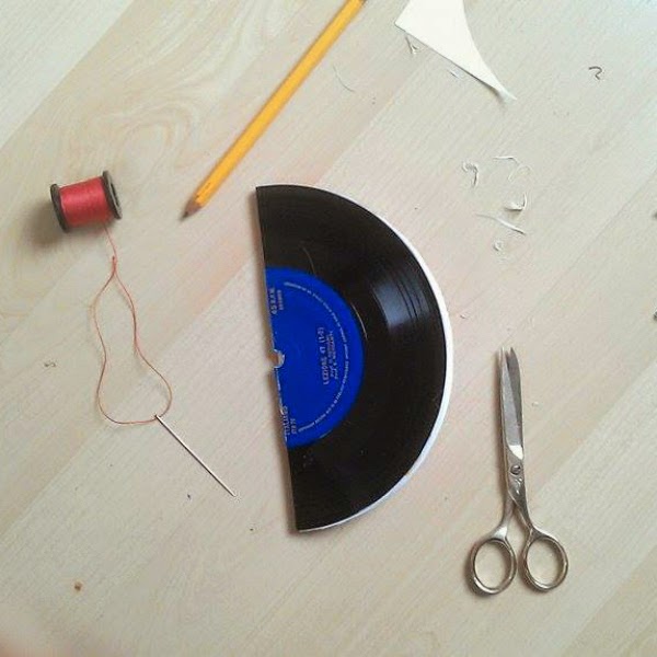 Gem & Em: DIY vinyl record notebook