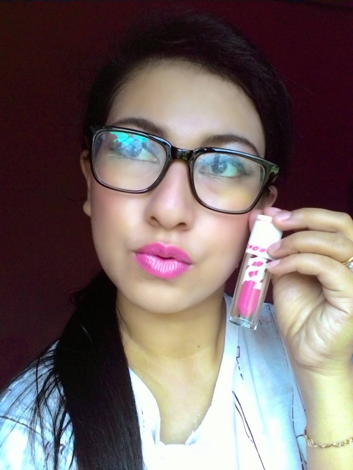 Review Etude house color in liquid lip BE102 | Yui Chan