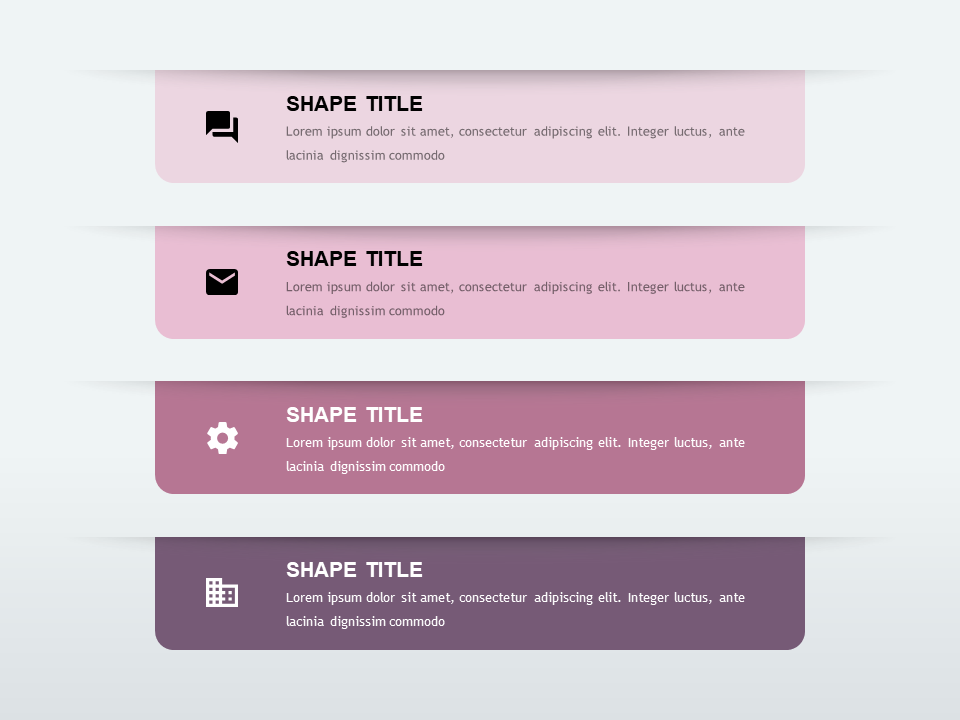 Vertical List Icon PowerPoint Templates - PowerPoint Free