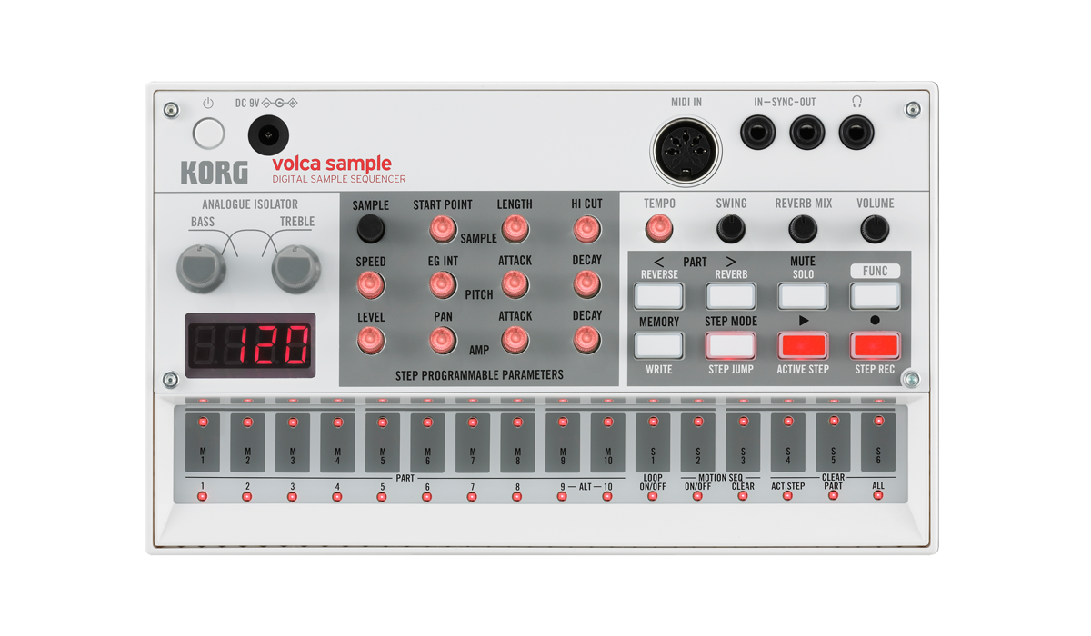 MATRIXSYNTH: Korg Announces Volca Sample - Digital Sample Sequencer