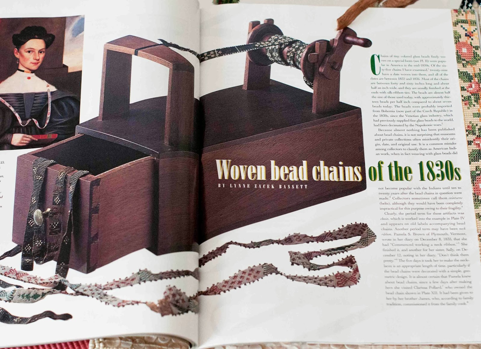 Plays With Needles: Bead Chains of the 1830s