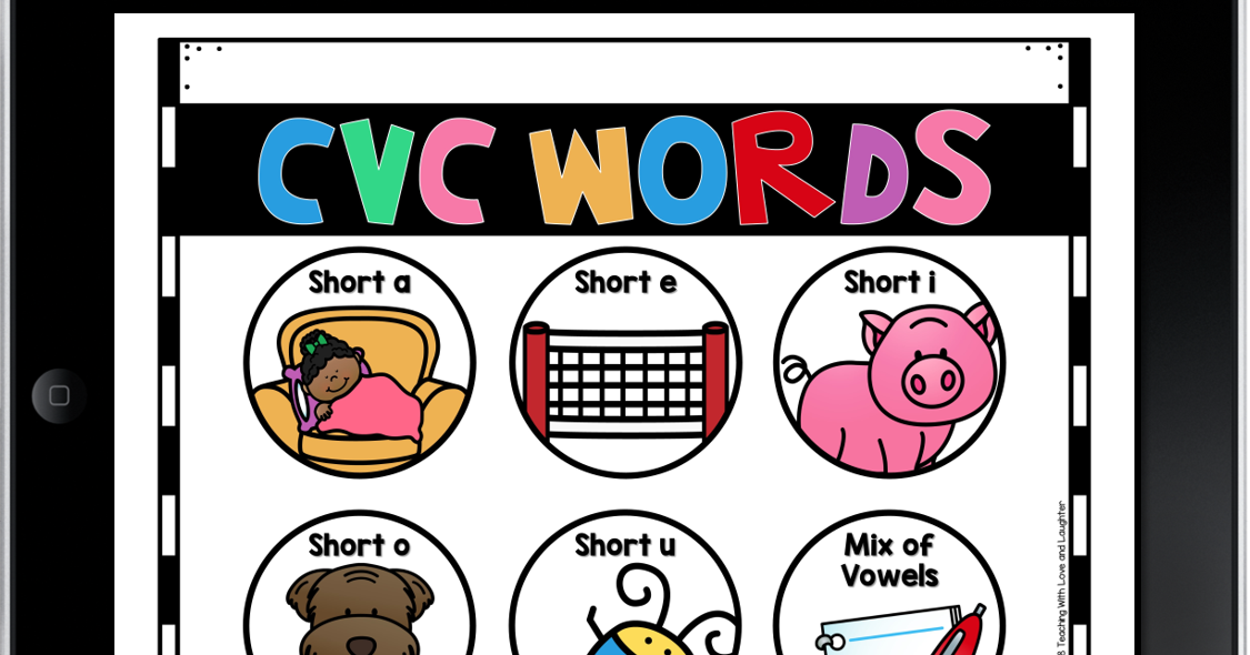 Teaching With Love and Laughter: CVC Words Digital Resource