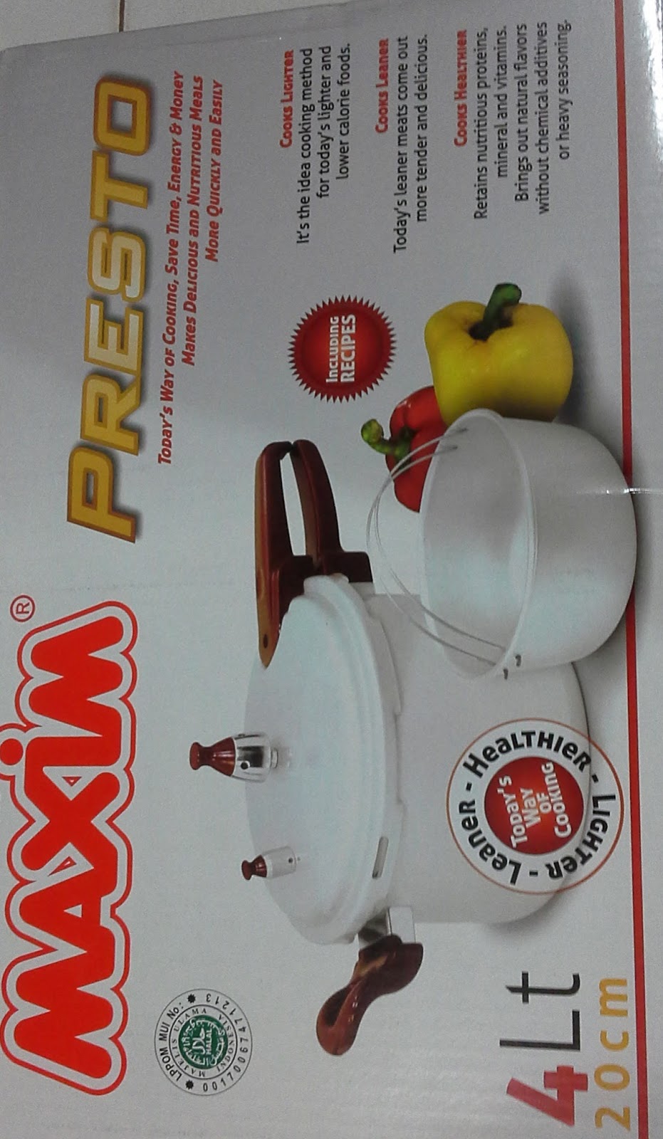 Selatan Jaya distributor barang plastik furnitur Surabaya Indonesia: Panci Presto cooker 4 liter ...