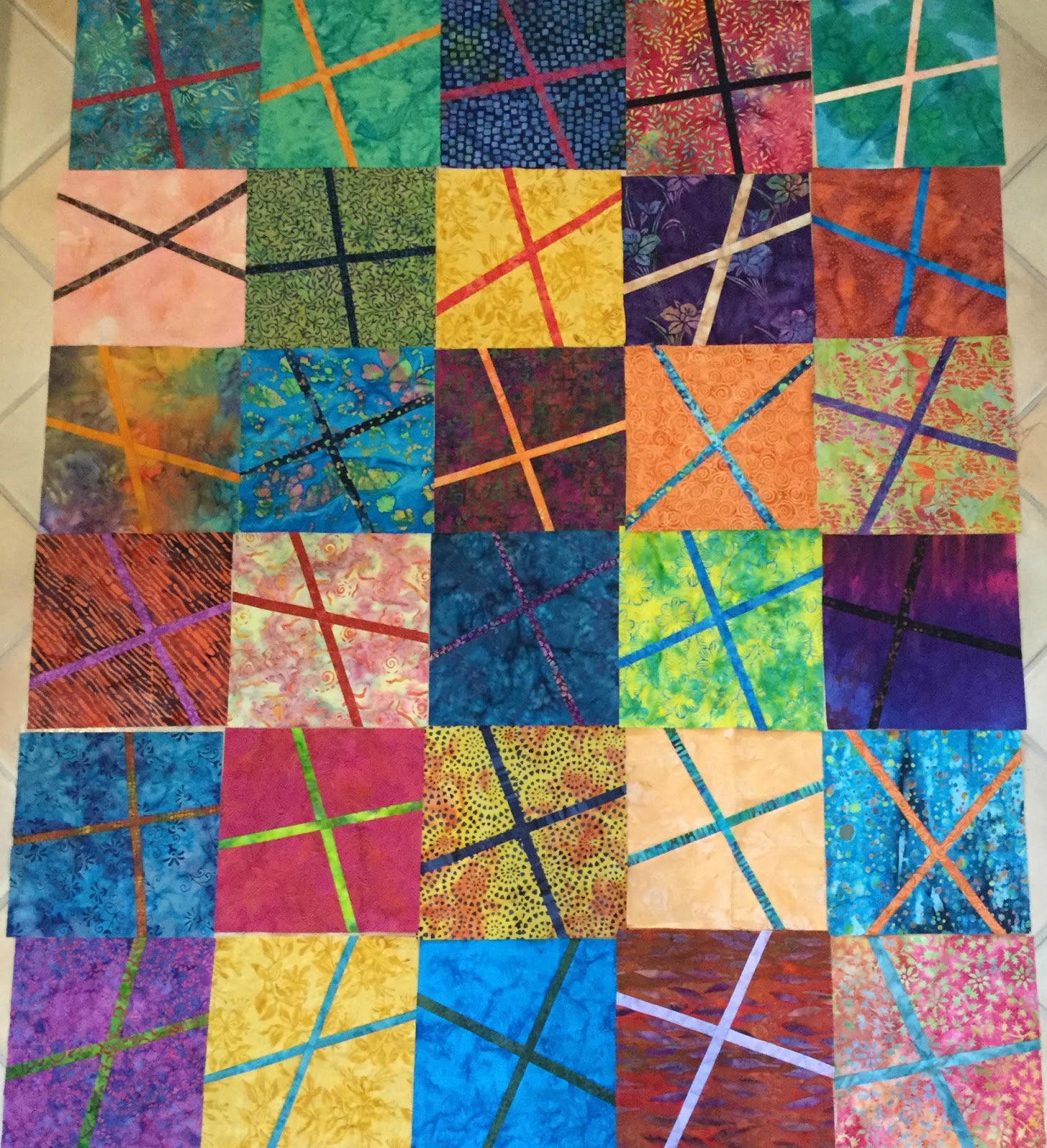 Wendy's Quilts and More: Bali Batik Bliss BOM