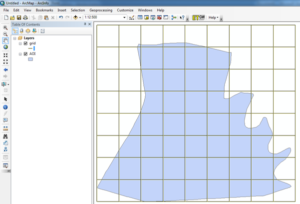 Membuat Vektor Grid Pada ArcGIS 10 Menggunakan ET GeoWizards | CITRAGIS