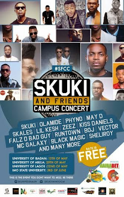 Skuki and Friends Campus Concert.. #SFCC