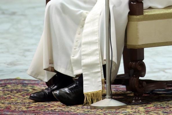 - POINTS OF VIEW _______________: Pope Francis shoes...