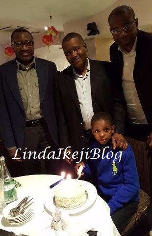 Dangote celebrates grandson's birthday