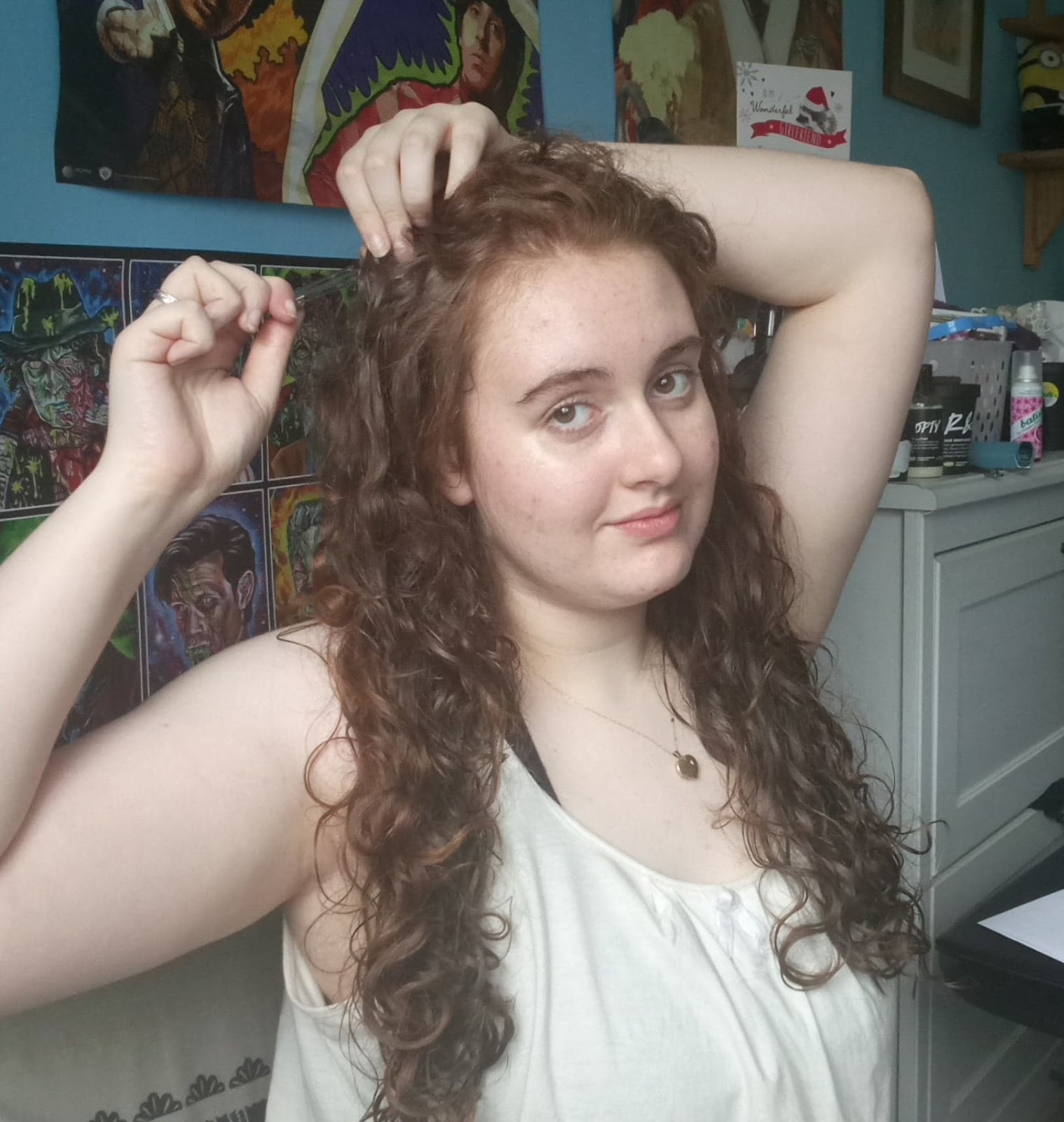 My new curly hair routine for 3A/3B curls