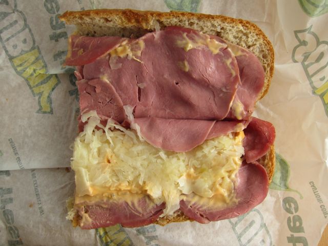 Review: Subway - Corned Beef Reuben
