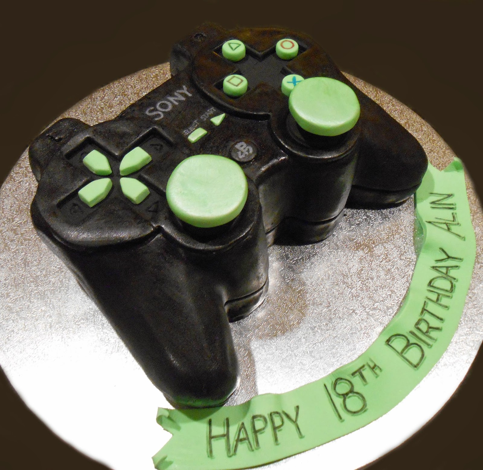 Nada's cakes: 3D Playstation Controller Birthday Cake - by Nada's Cakes ...