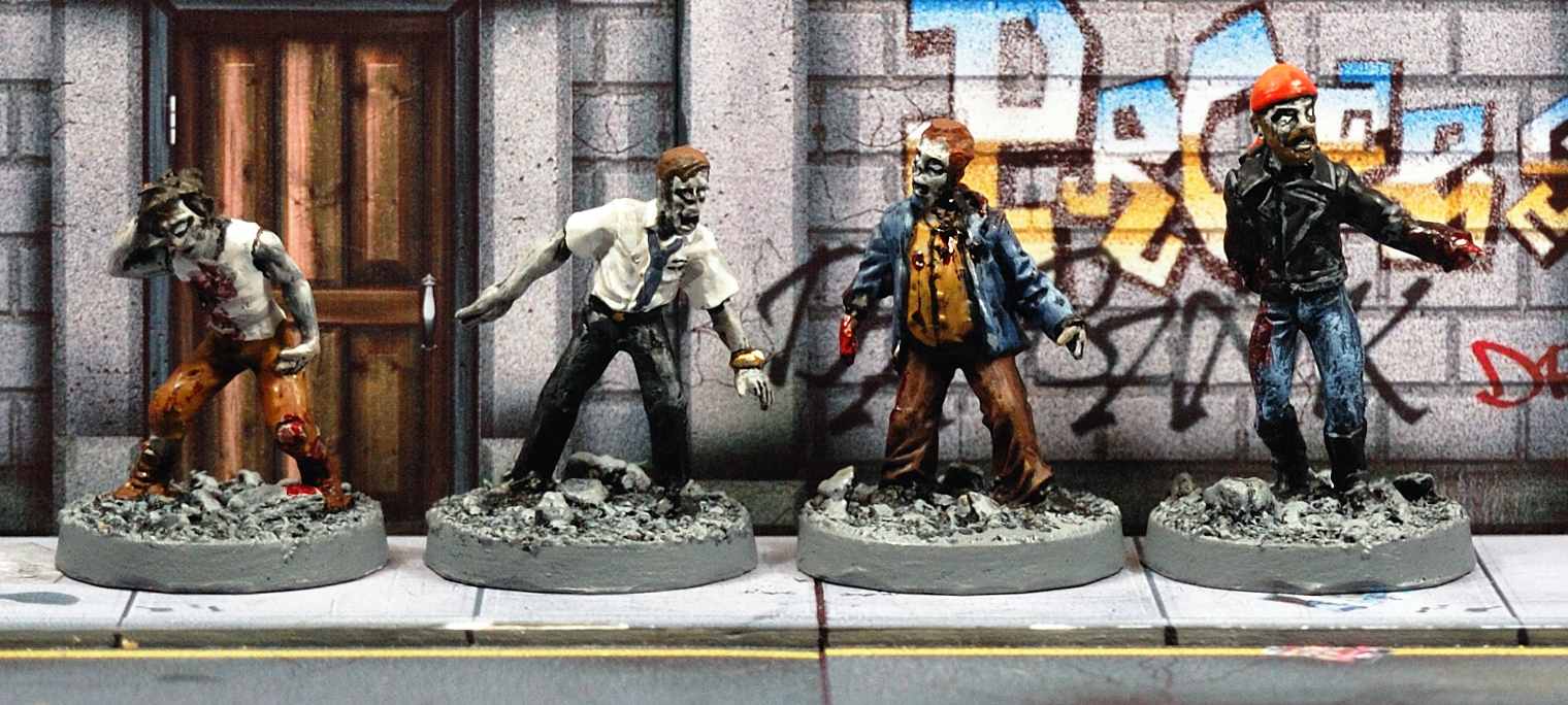 Vampifan's World of the Undead: Studio Miniatures Zombies 09 - Mob 7