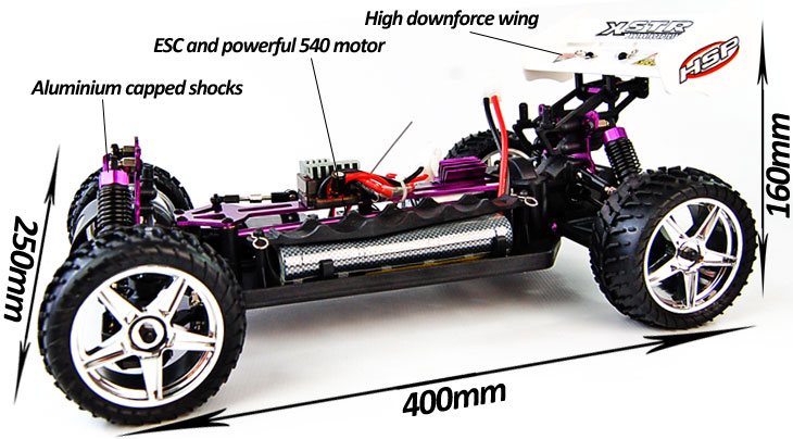 Nitrotek: Buggy RC Elettrico XSTR