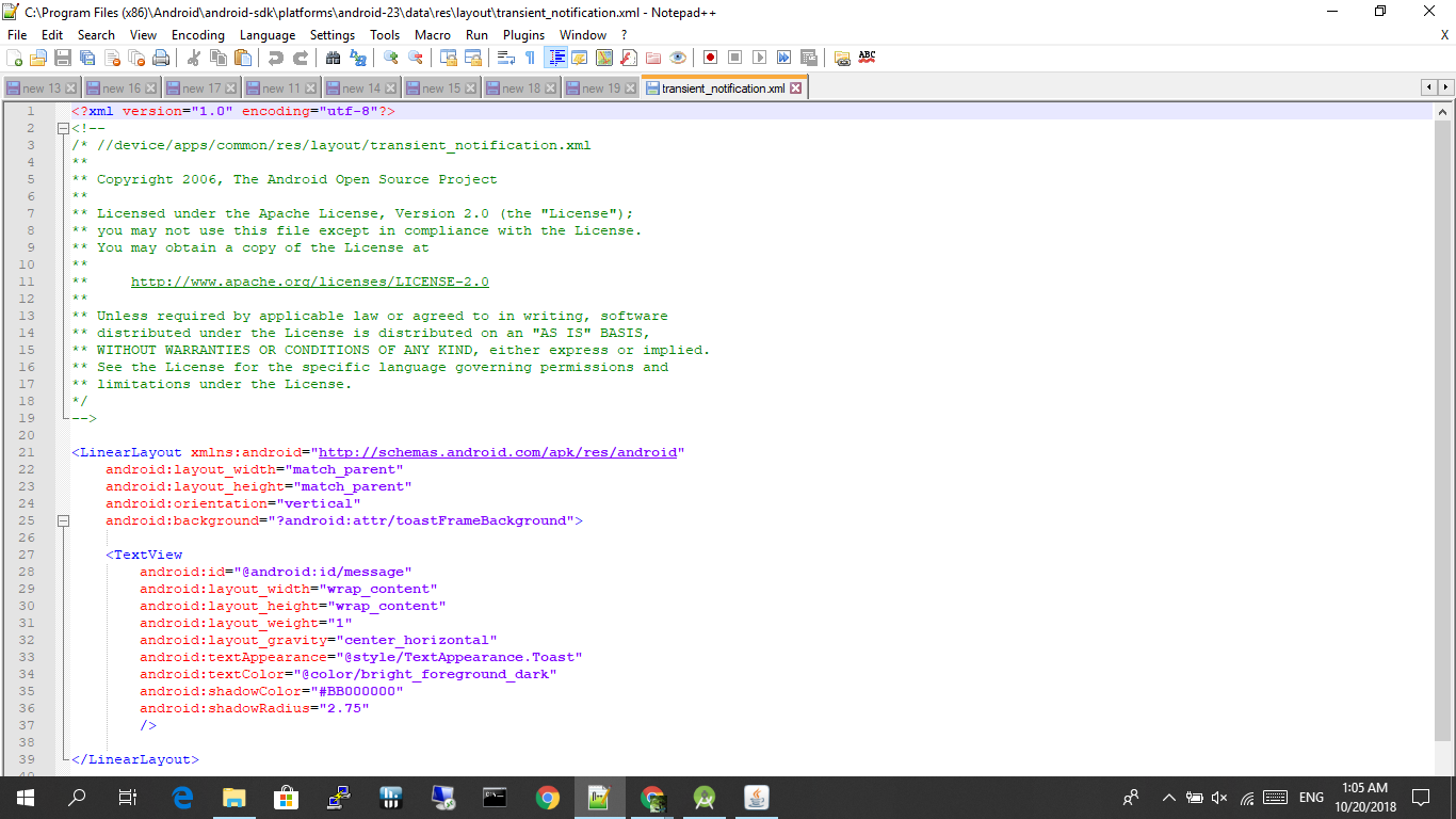 Android-er: Create custom Toast with layout XML Android-er: Create custom Toast with layout XML