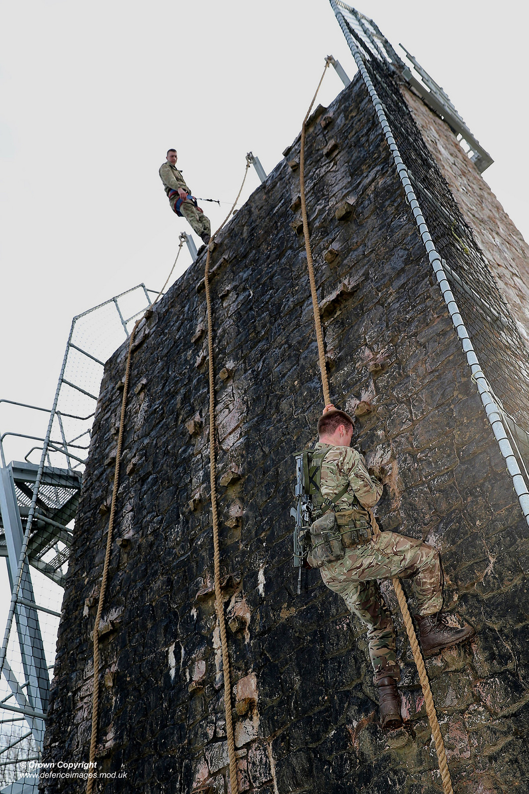 SNAFU!: Royal Marine Recruits on the Tarzan Course...