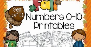 Crayons & Cuties In Kindergarten: No Prep Number Fun For Fall!