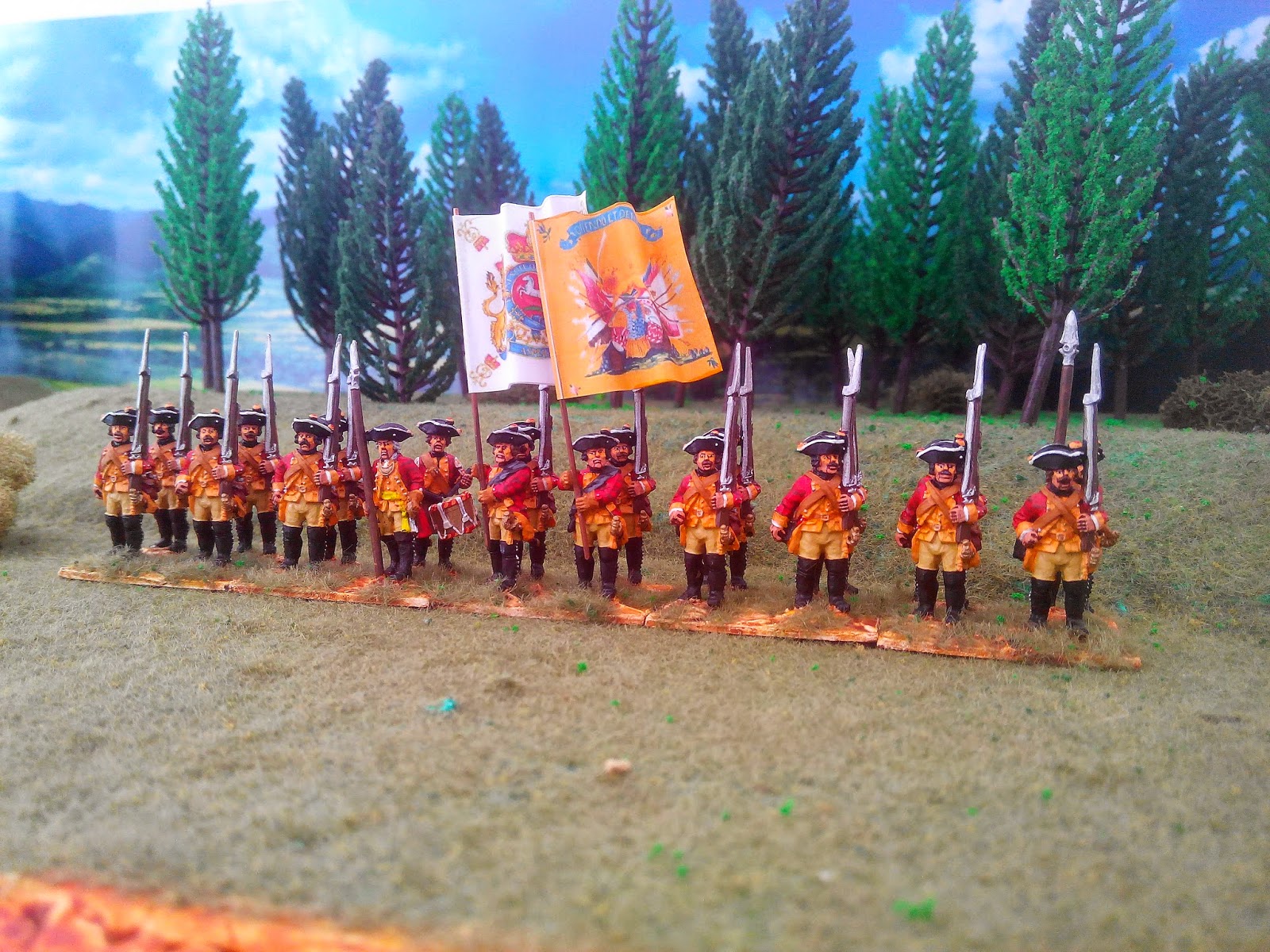 Painting Wargames Figures: Hanoverian Infantry: 6A Hardenberg