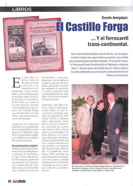 La Macro Región Sur del Perú: Presentación de libro sobre Castillo Forga