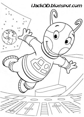 Backyardigans Colouring Pages